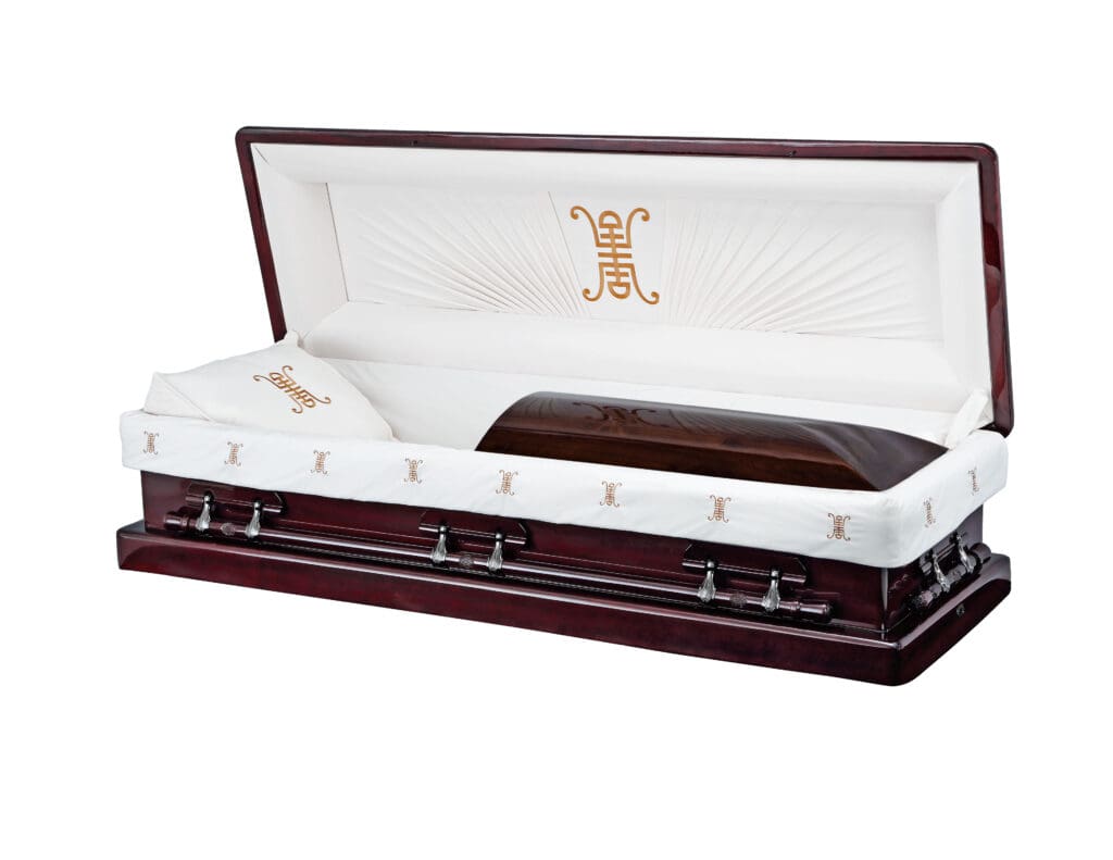 Longevity Solid Mahogany Casket - Casket Depot
